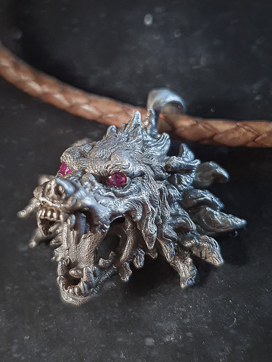 Wolf Pendant | 925 Silver – Vector Gems | Jewelry for Gamers